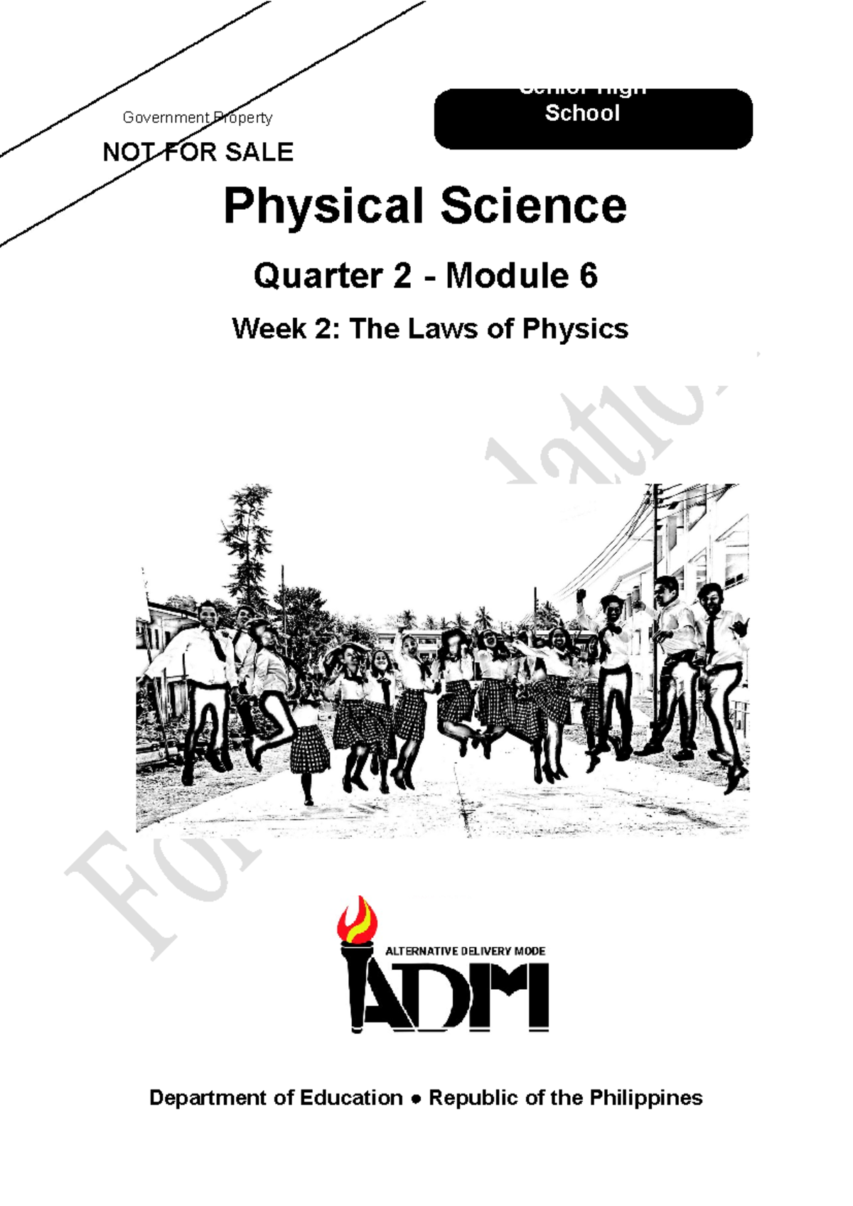 Validated 6 Physci Module 6 1 - Government Property NOT FOR SALE NOT ...