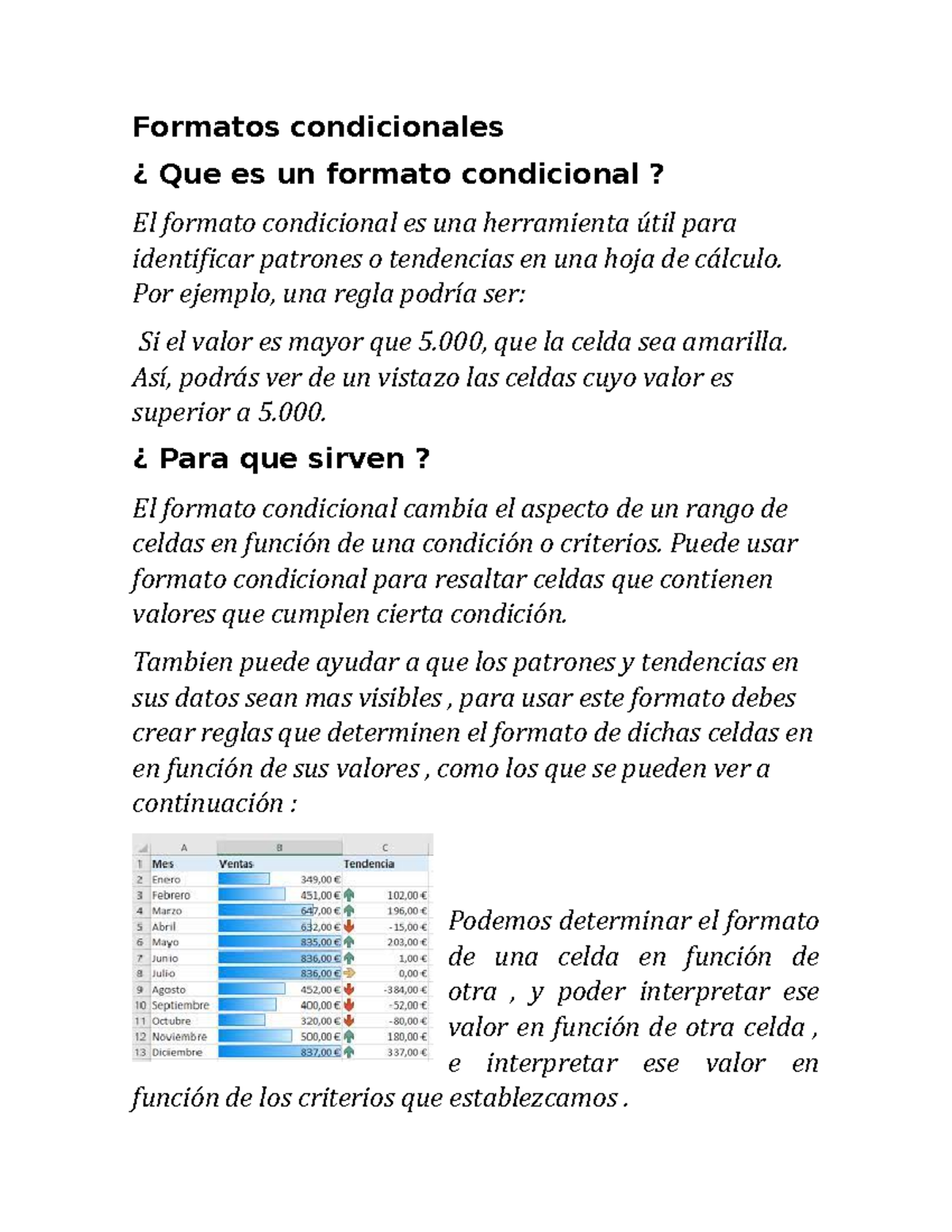 Formatos condicionales en excel para un mejor entendimiento - Formatos ...