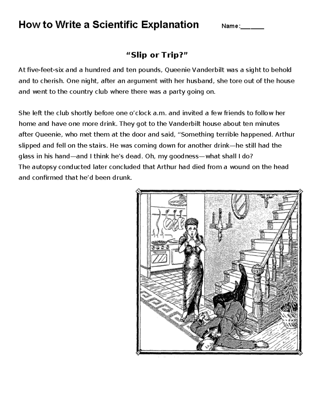 Claim evidence reasoning worksheet - How to Write a Scientific ...