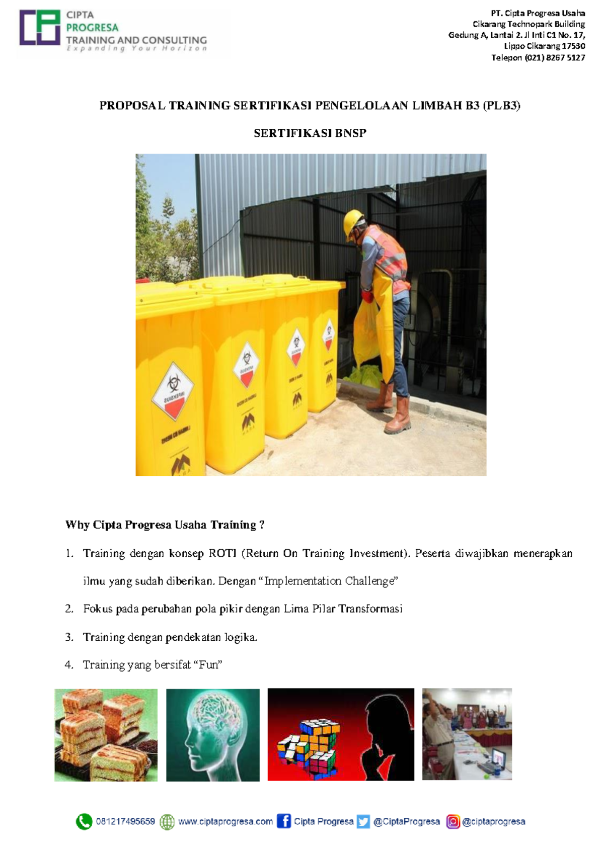 3776 - Proposal Penawaran Training PLB3 - PT Kirana Jaya Multi ...