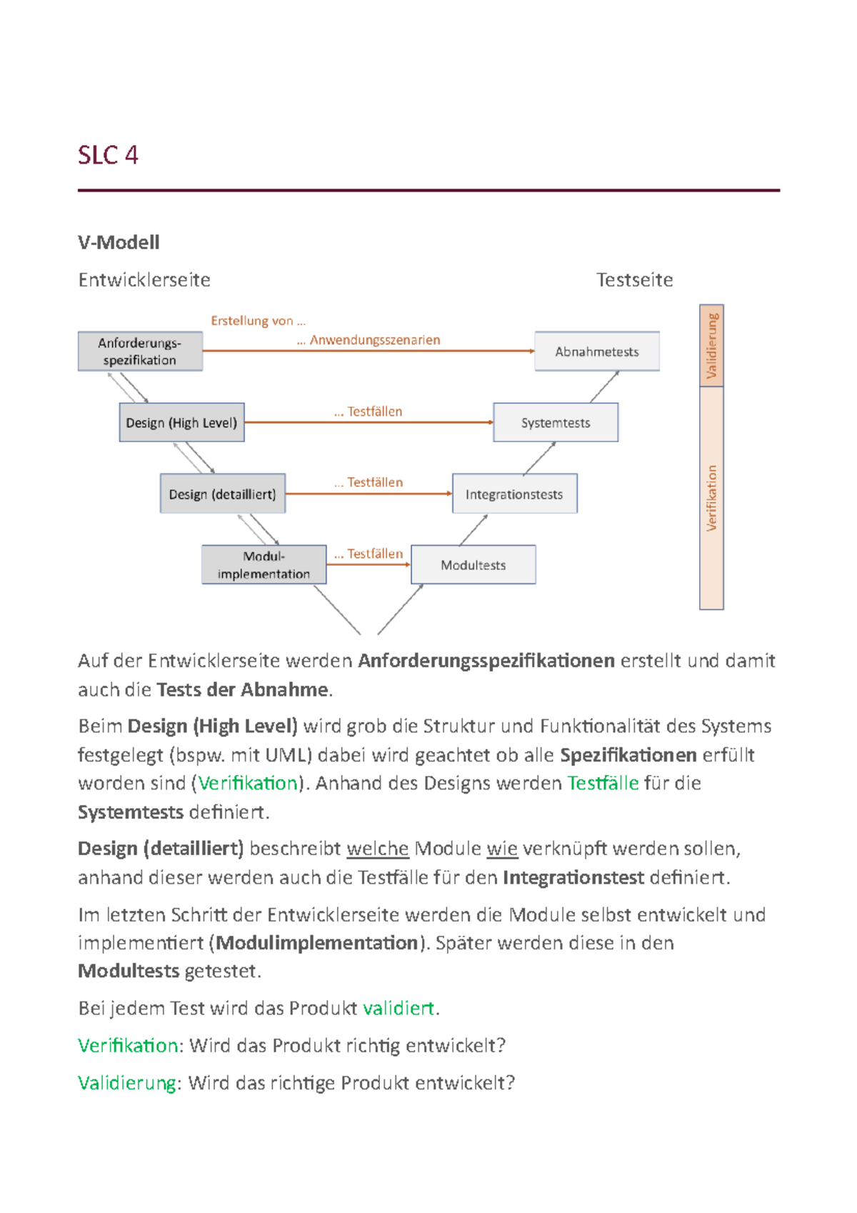 Software Life Cycle - Kapitel 4 - SLC 4 V-Modell Entwicklerseite ...