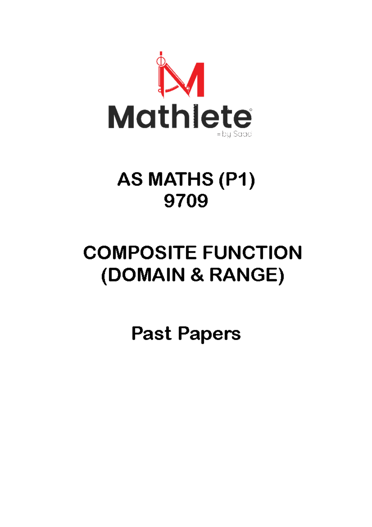 Composite Functions (Domain and Range) Unsolved - AS MATHS (P1) 9709 COMPOSITE FUNCTION (DOMAIN ...