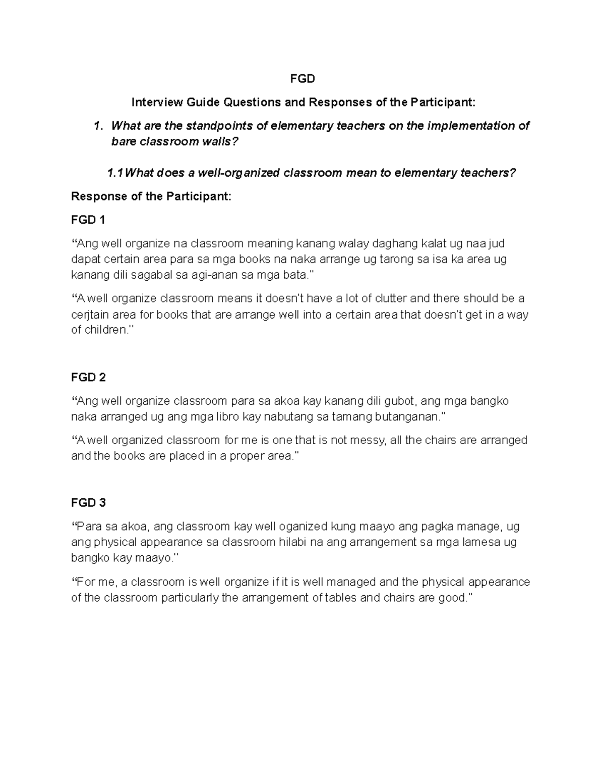 FGD-Transcribe-2 - all about transcribe - Interview Guide Questions and ...