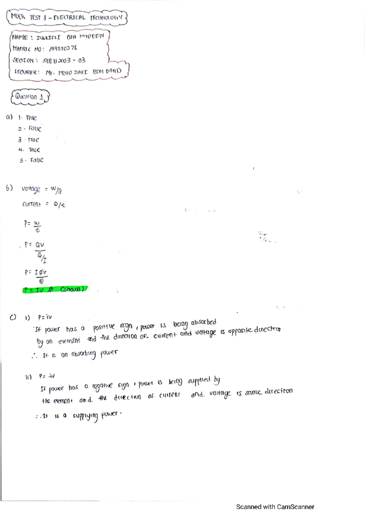 Sample/practice exam 2018, questions - mechanical engineering - Studocu