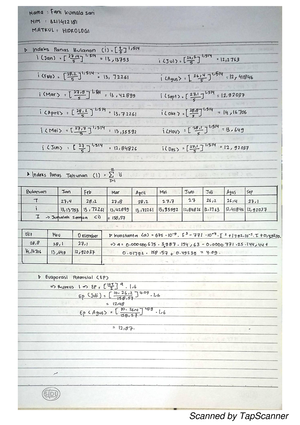 Laprak Hidrologi done - Infiltrasi air - A. TITLE INFILTRATION ...
