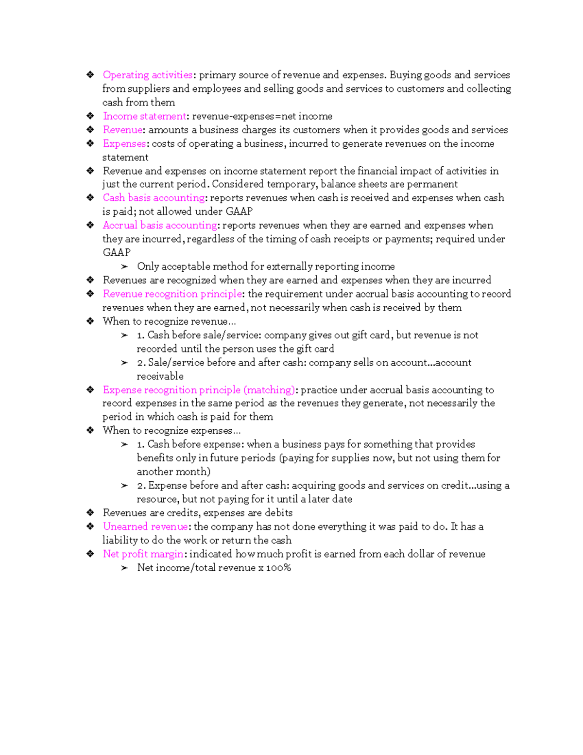 Chapter 3 The Income Statement - Introduction to Financial Accounting ...