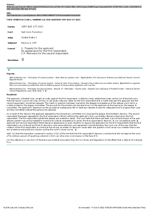 Unity DOW CASE - Law case - ATTORNEY-GENERAL v. DOW 1992 BLR 119 (CA ...