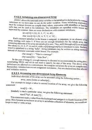 Chapter 4-6 data structure - Chapter 4 Arrays, Records and Pointers 4 INTRODUCTION Data ...