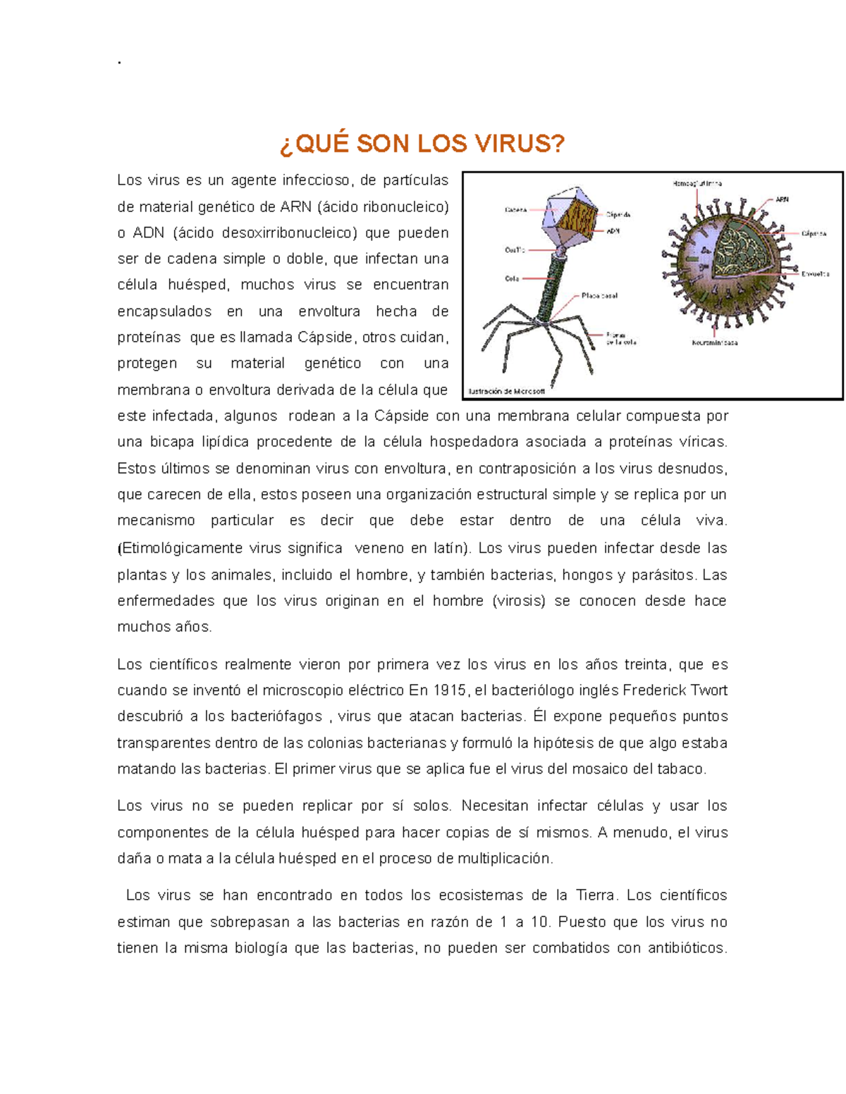 Investigación.QUÉ SON LOS Virus BILOGIA ORAL - . ¿QUÉ SON LOS VIRUS ...