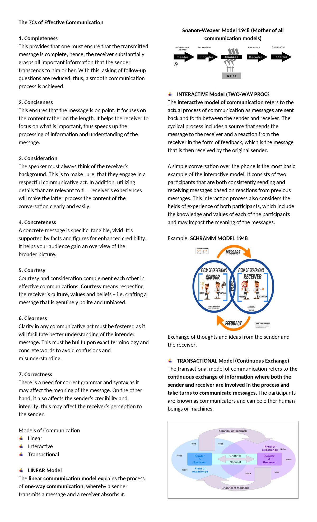 The 7Cs of Effective Communication - The 7Cs of Effective Communication ...