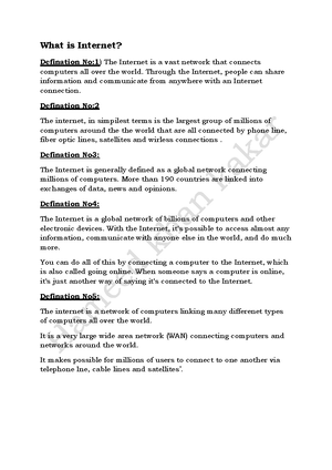 My Doc 114640 - NOTES - Information Technology - Studocu