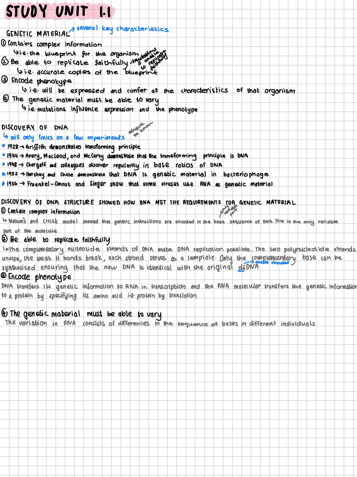 Study Unit 1.1 - Lecture 1 - GTS 251 - Studocu
