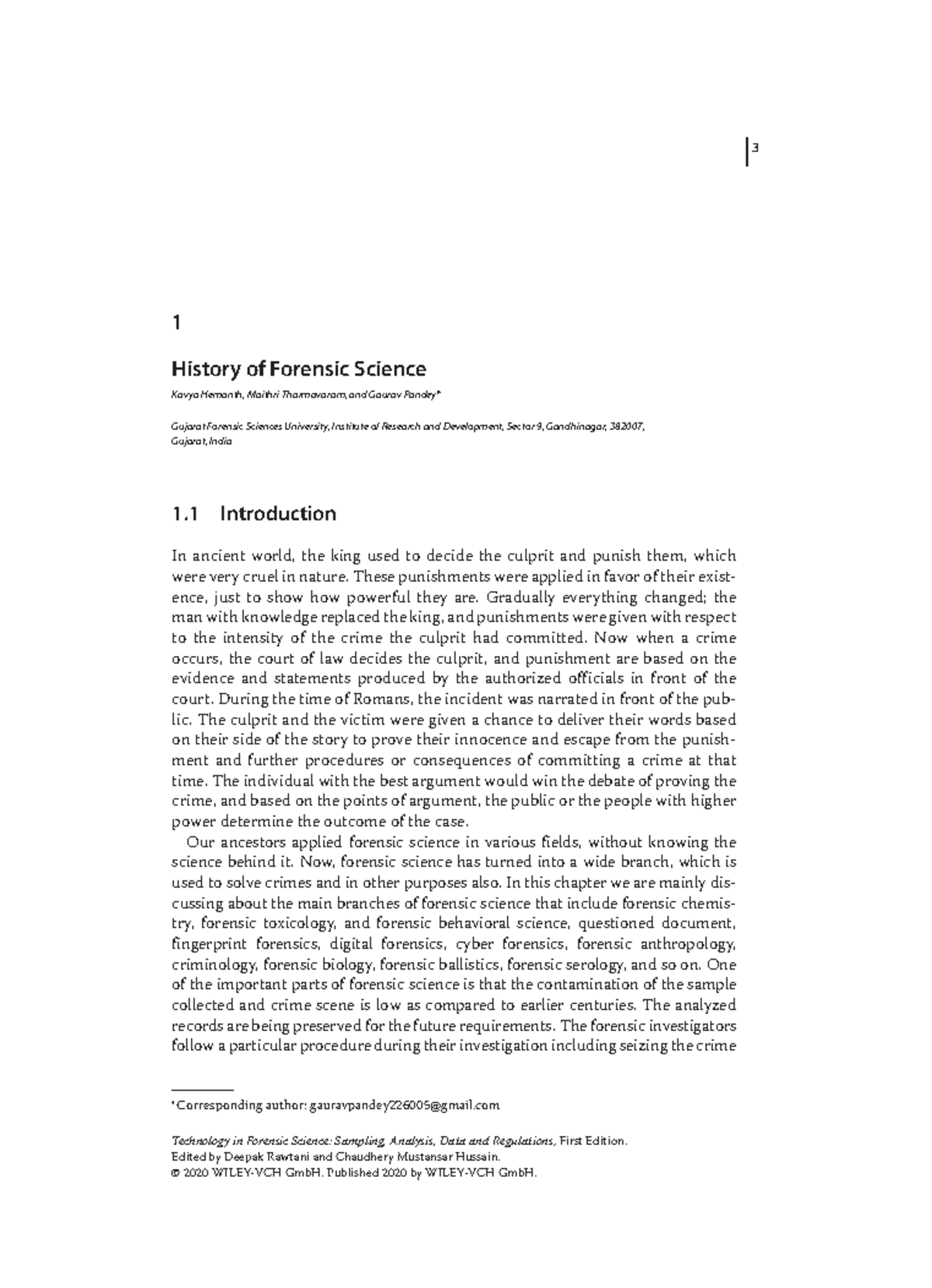 Fs 01 - 3 Technology in Forensic Science: Sampling, Analysis, Data and ...
