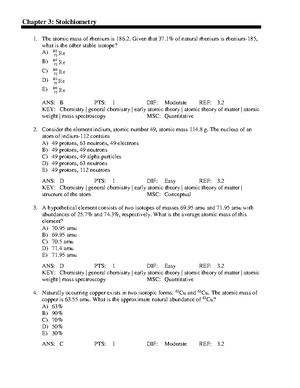 Zumdahl 9th Edition Test Bank Chap 4&5 - Copy - Chapter 4: Chemical ...