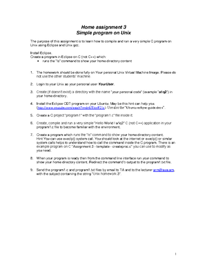 Assignment 1.1 - OS Introduction - Assignment 1 .1 OS Introduction ...