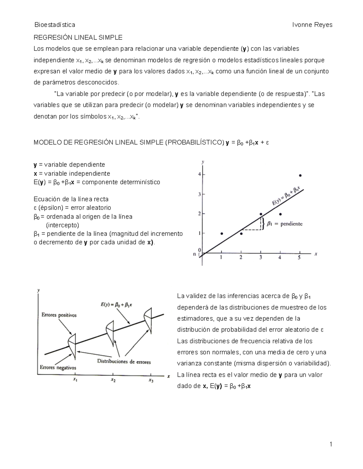 Regresión lineal simple - REGRESIÓN LINEAL SIMPLE Los modelos que se ...