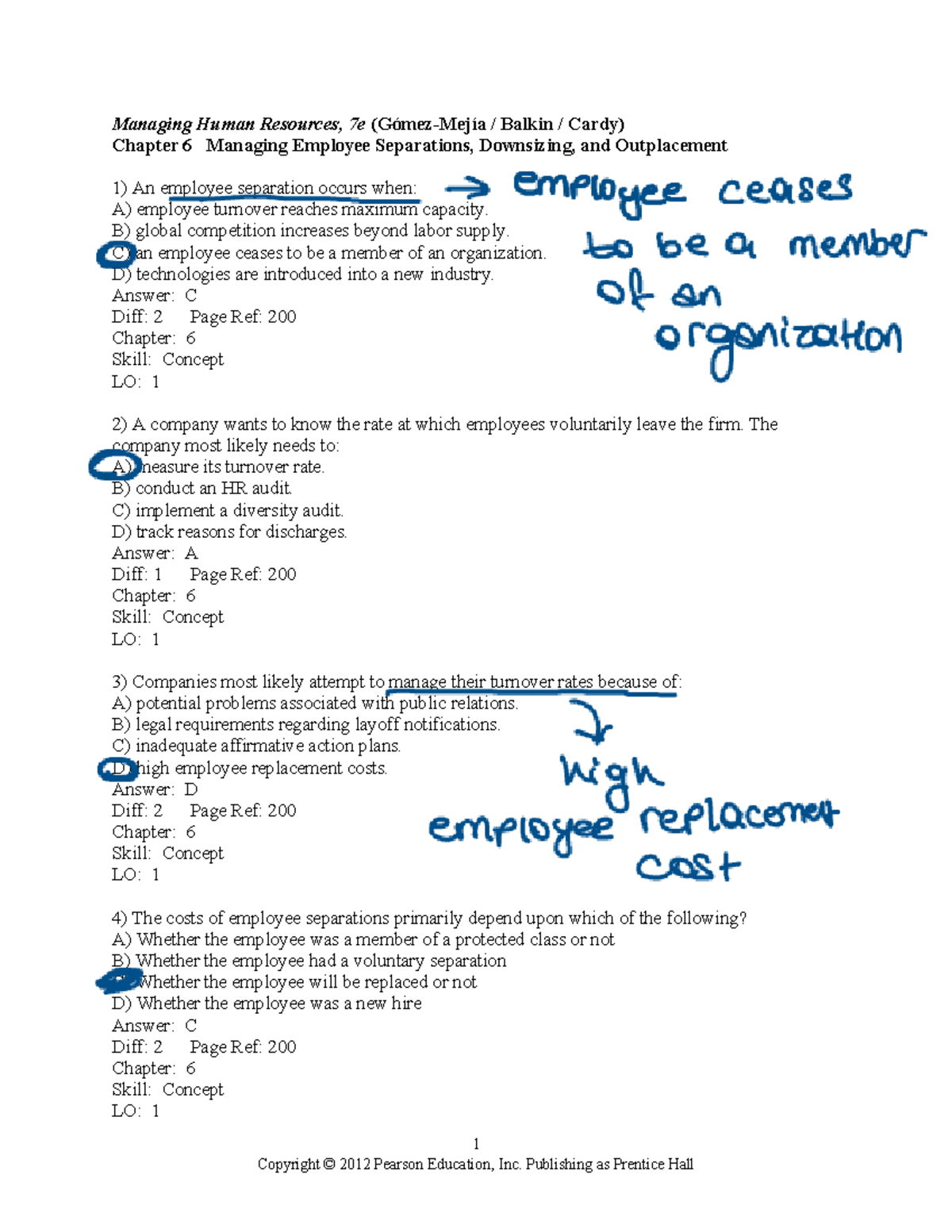 HR CH 6 - Managing Human Resources, 7e (Gómez-Mejía / Balkin / Cardy ...