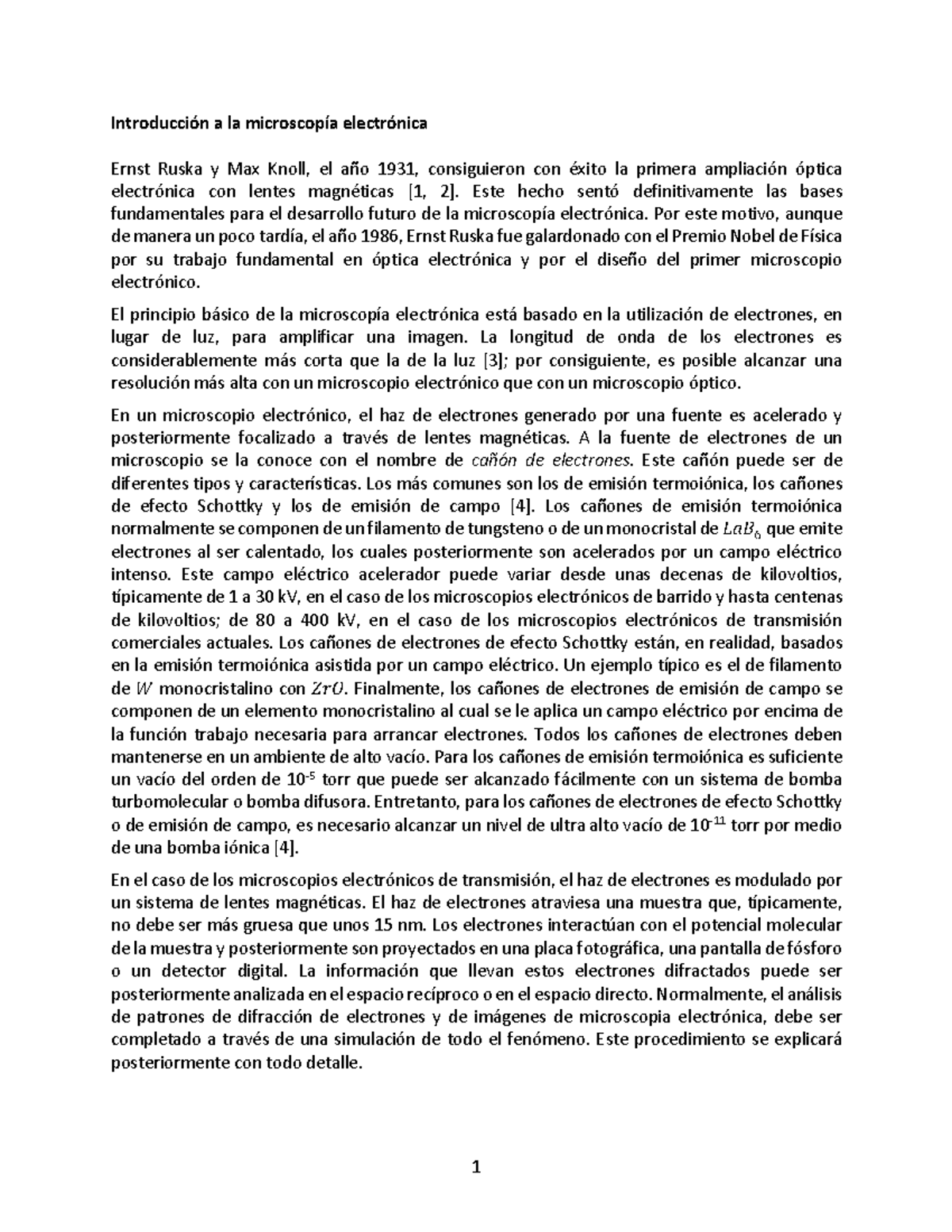 Tesis ANCB - Cs correction for HRTEM - Introducción a la microscopía ...