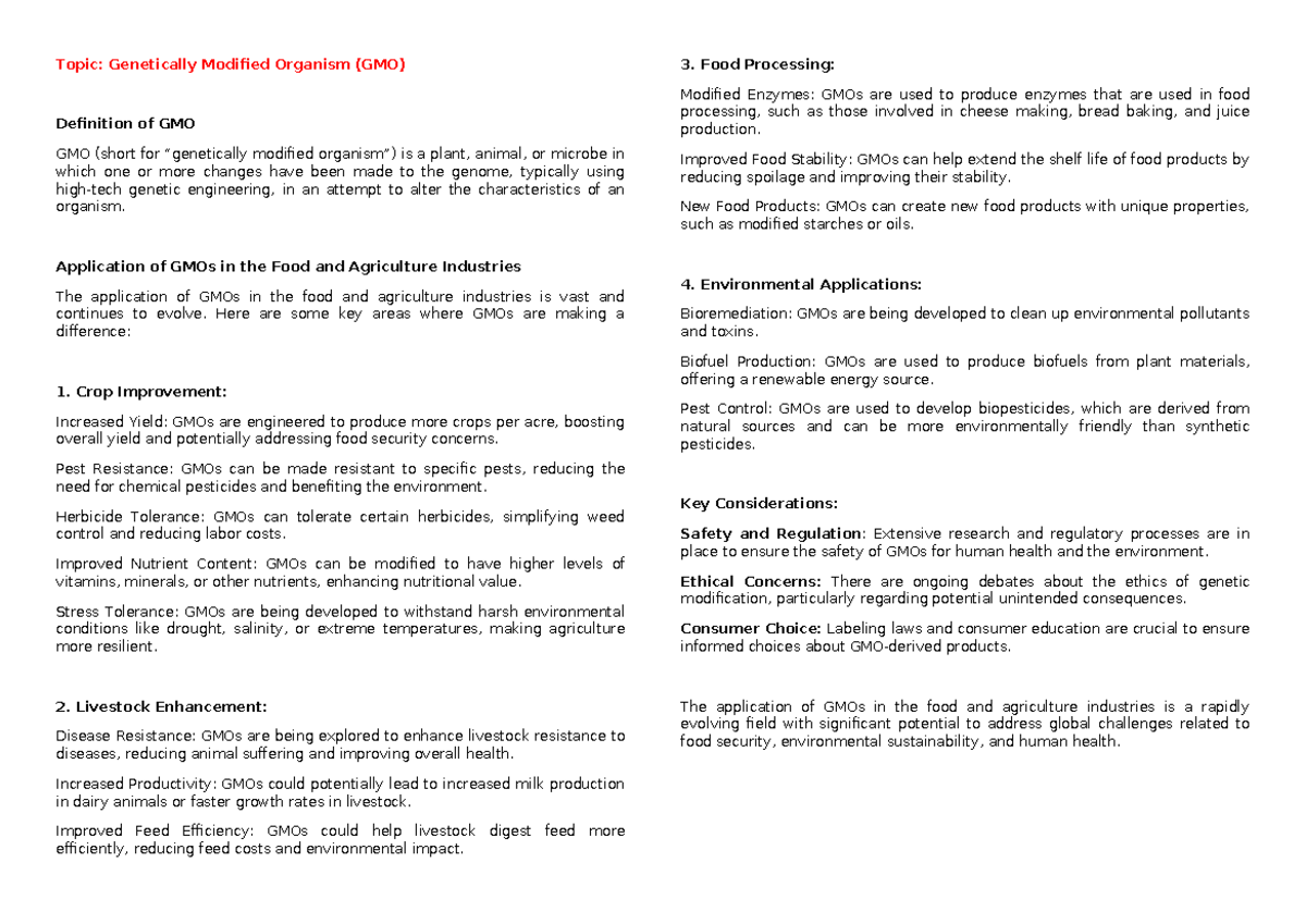 Gmo Science Topic Genetically Modified Organism Gmo Definition Of Gmo Gmo Short For