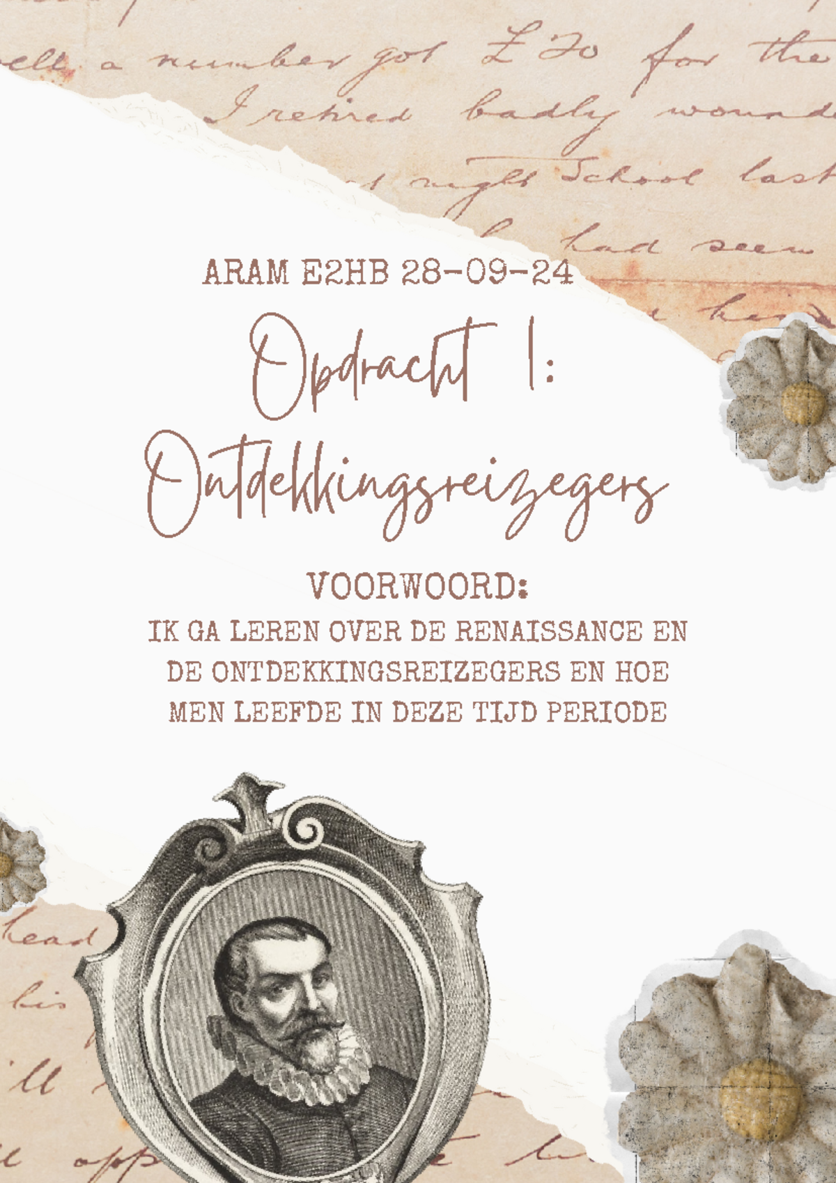 Geschiedenis - idk - ####### ARAM E2HB 28-09- Opdracht 1 ...