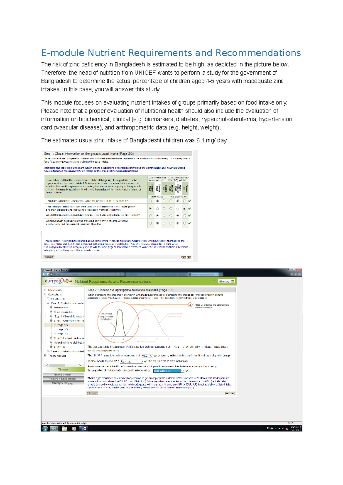 E-module II Nutrient Requirements and Recommendations - Nutrient ...