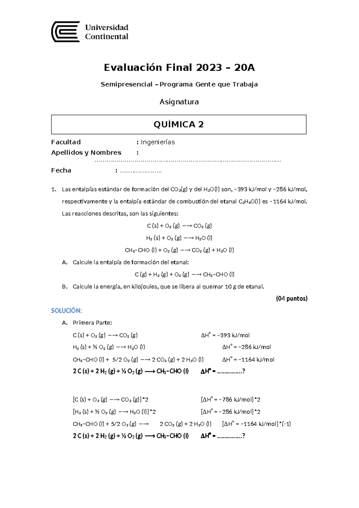 Retroalimentacion Evaluacion Final Quimica 02 Semipresencial 2023 20 A 13-10-2023 - Tagged - Studocu