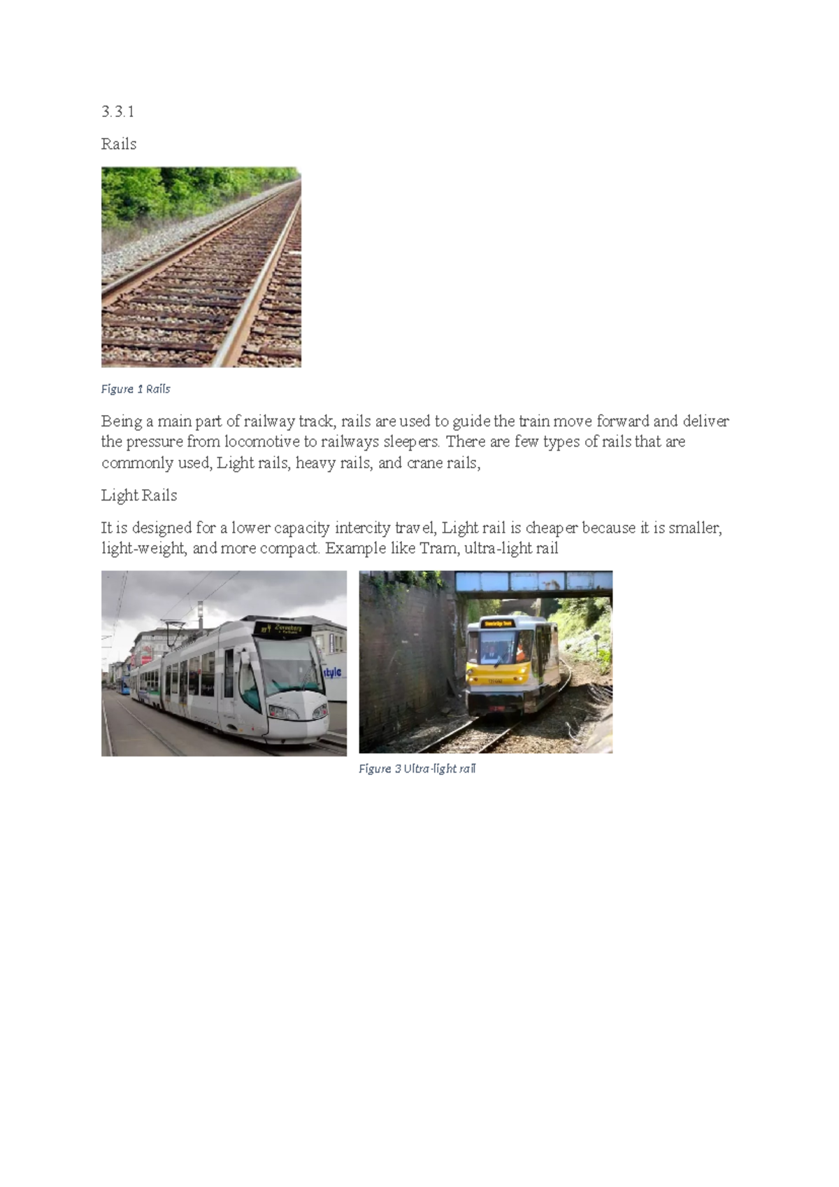 Civil engineer assignments - 3. Rails Figure 1 Rails Being a main part of railway track, rails ...