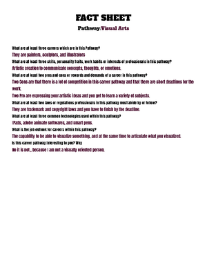 Copy of FACT Sheet 2 - Layout - FACT SHEET Pathway:Journalism and ...