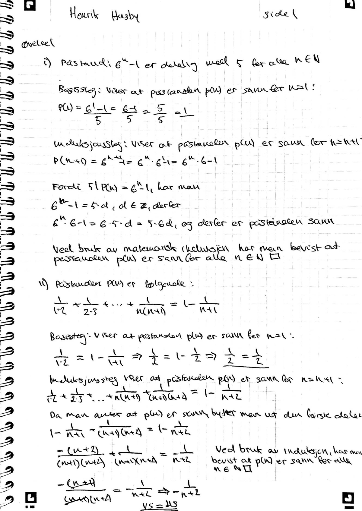 Øving 8 Disk - Hei - TMA4140 - Studocu