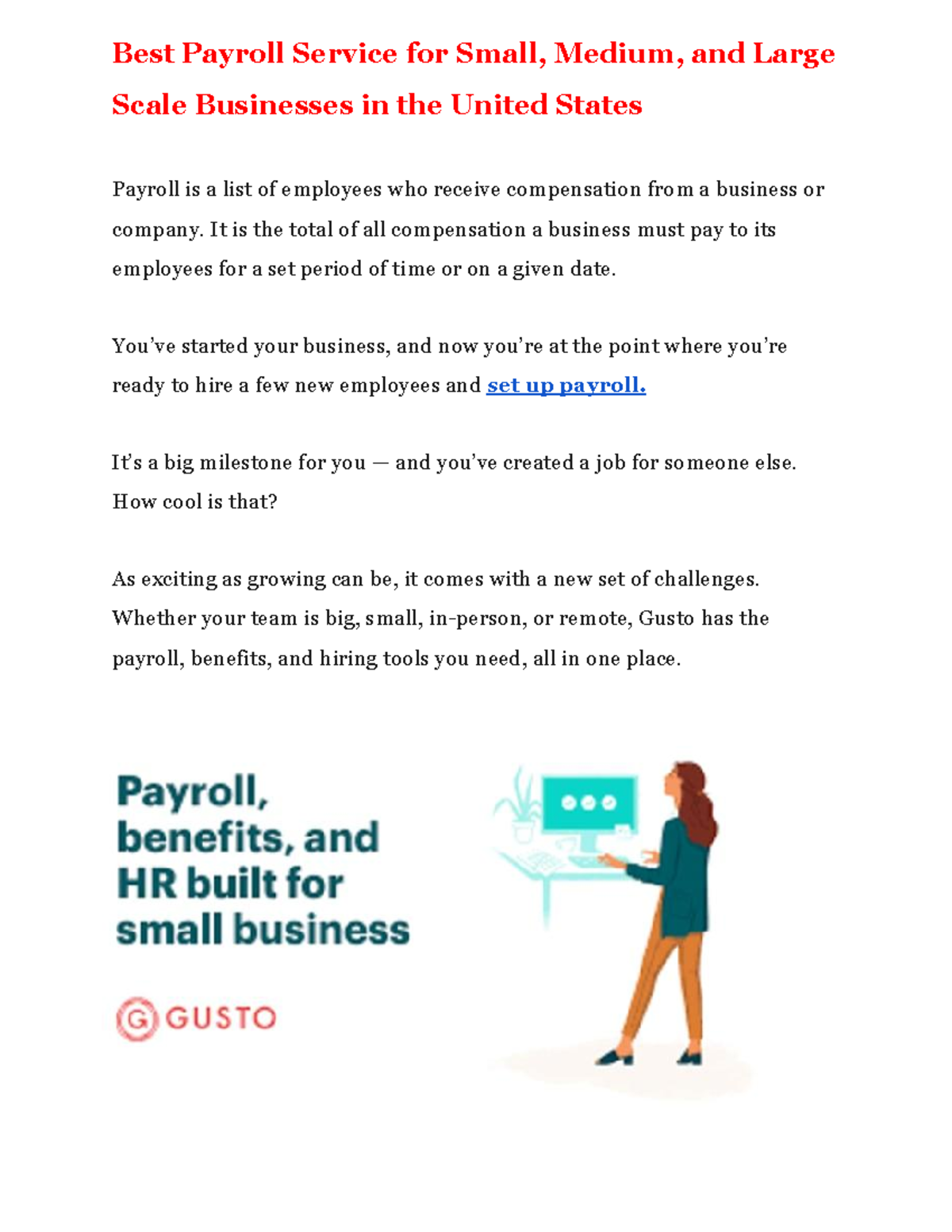 Best Payroll Software for Businesses in the US - Best Payroll Service ...