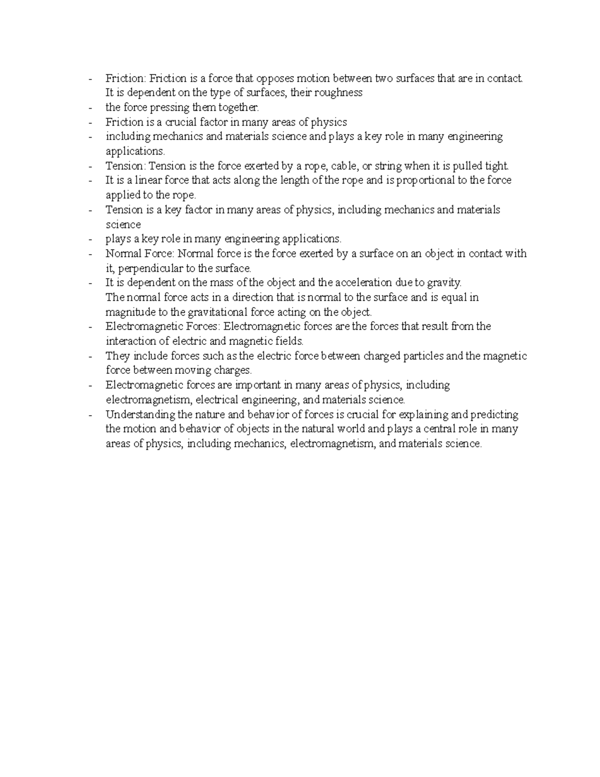 Physics Notes 7 ECC - explain and demonstrate some of the basic laws of ...