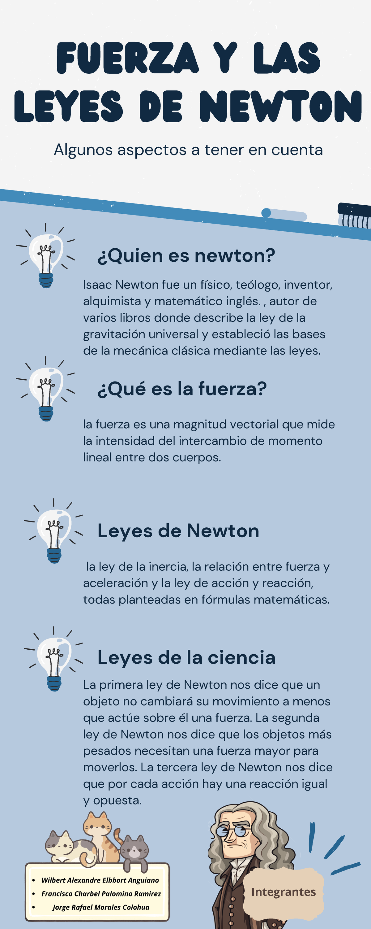 Fuerza y las leyes de newton - Fuerza y las leyes de newton Algunos ...