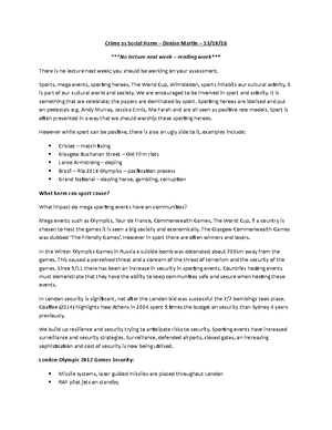 Crime as Social Harm: Introduction to the Social Harm Approach - CRIME ...