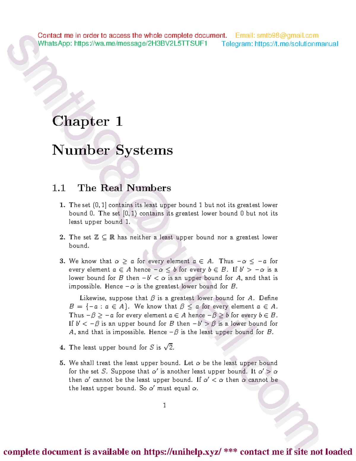 Solution Manual for Real Analysis and Foundations 4th edition by Steven ...