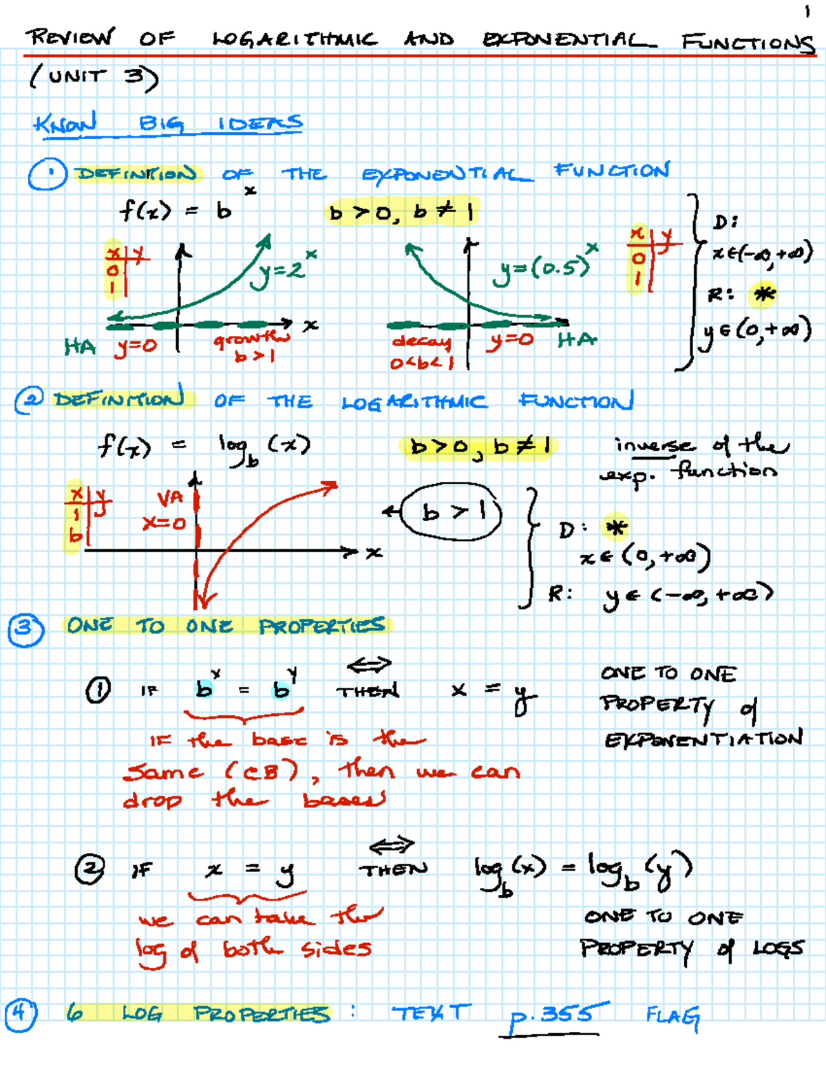 Script Math 0130 Final Exam Review Logs Script - 1 REVIEW OF ...