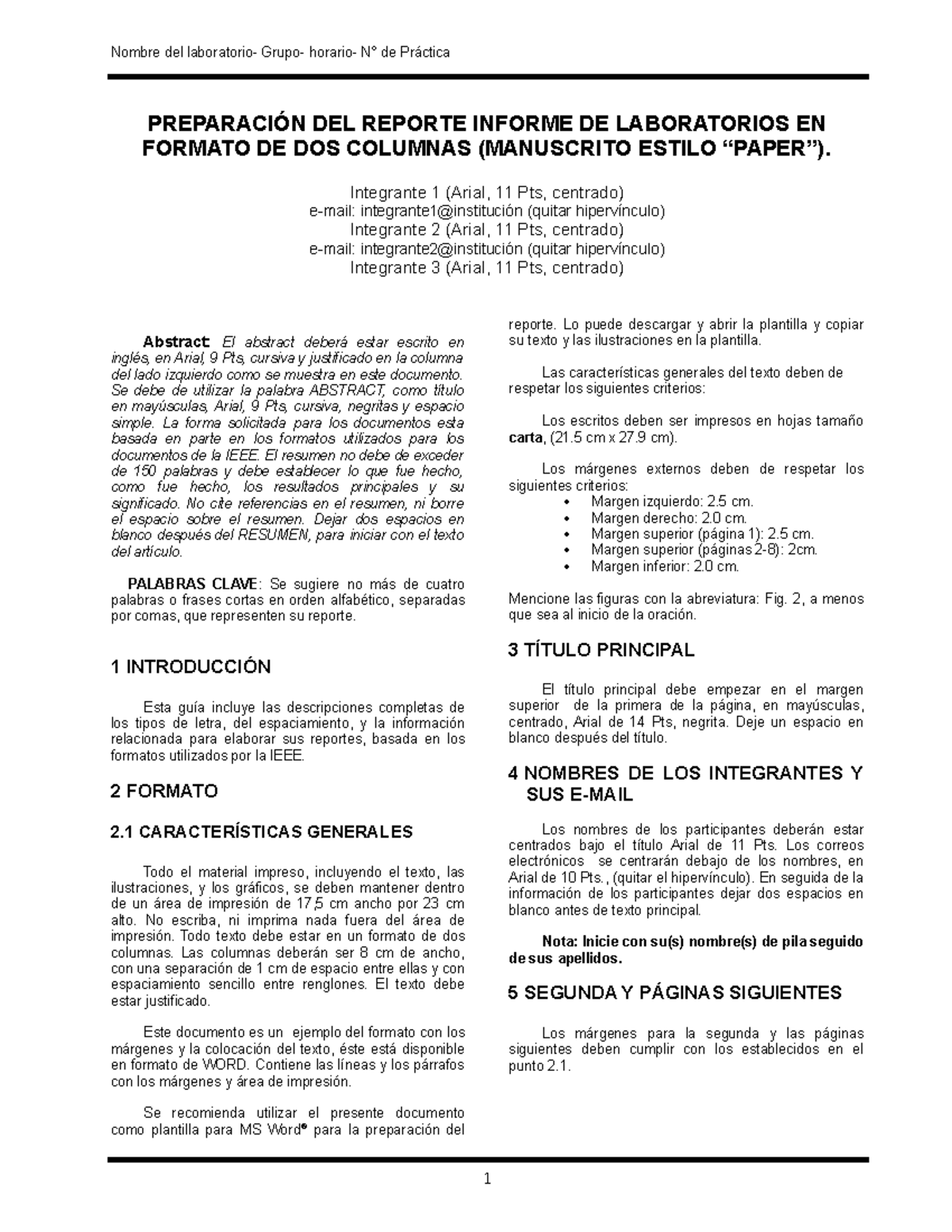 Docuemto de profundización-Modelo IEEE 01 plantillas para lab - Nombre del laboratorio- Grupo ...