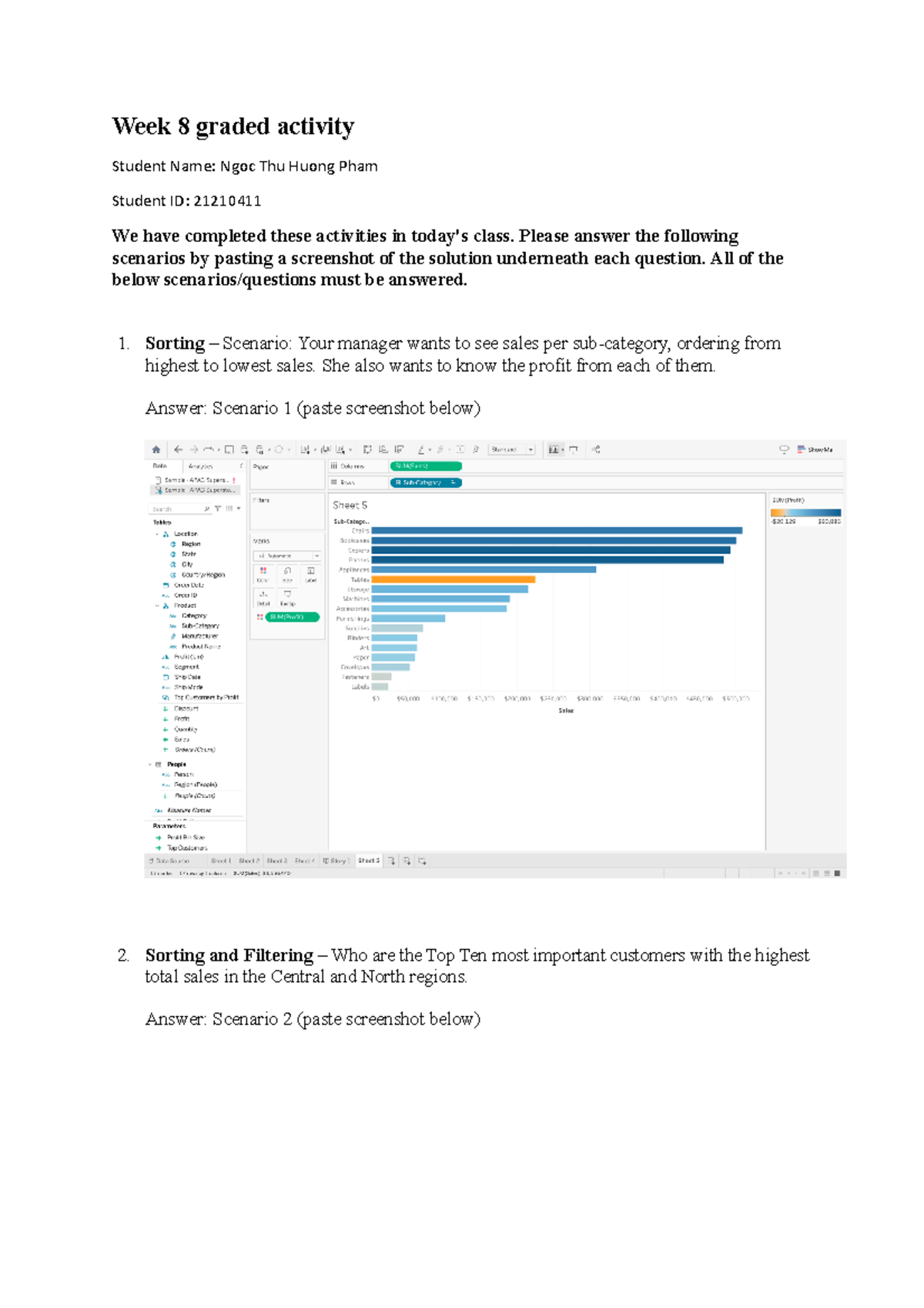 Week 8 graded activity - acitivy - Week 8 graded activity Student Name ...