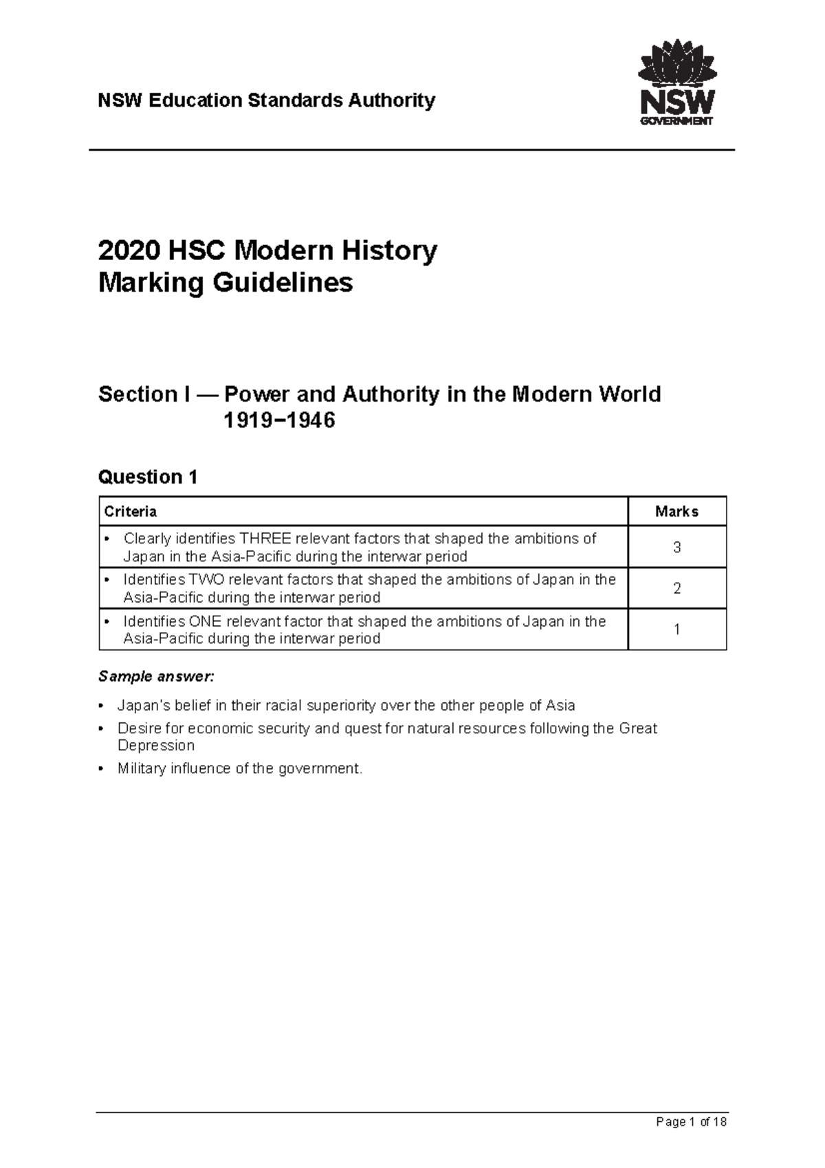 2020 hsc modern history mg - NSW Education Standards Authority 2020 HSC ...