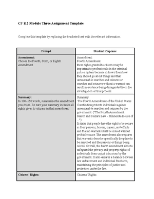 CJ 207 Project Two Template - CJ 207 Project Two Template Complete this ...