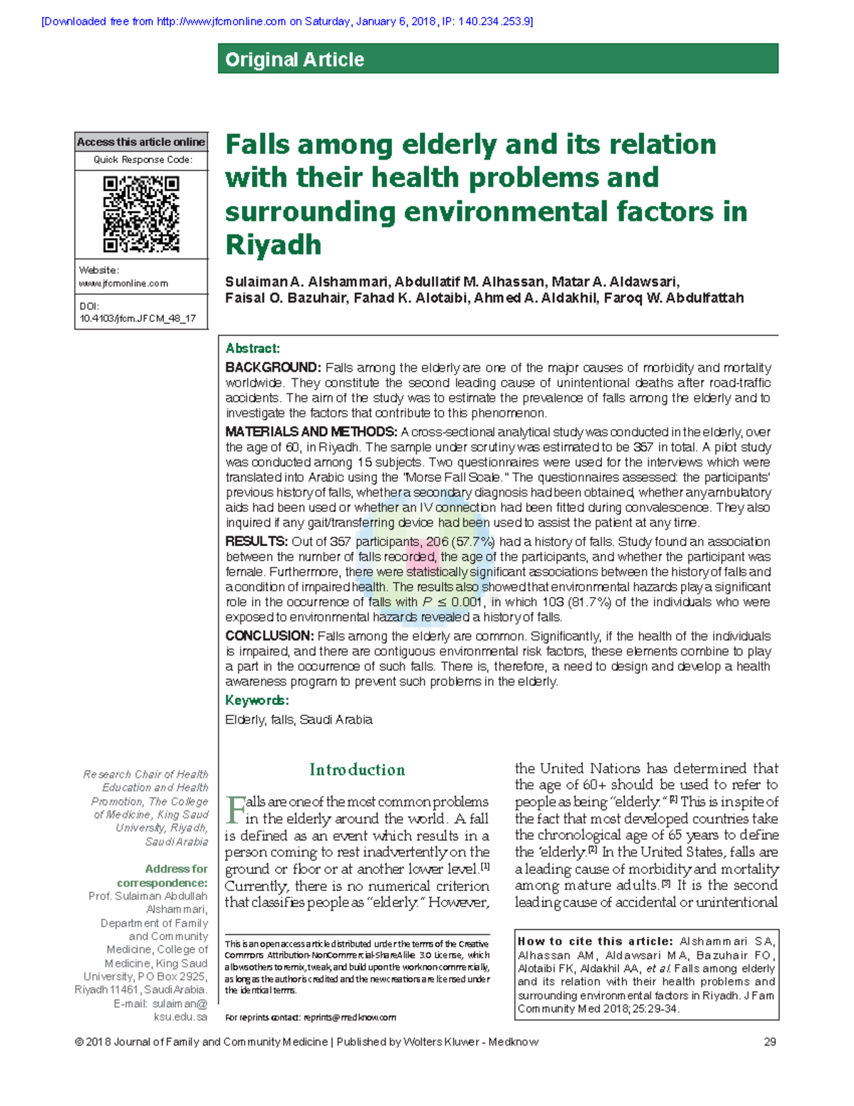 Journal article assignment 3 critique research - Nurs 328 - AU - Studocu