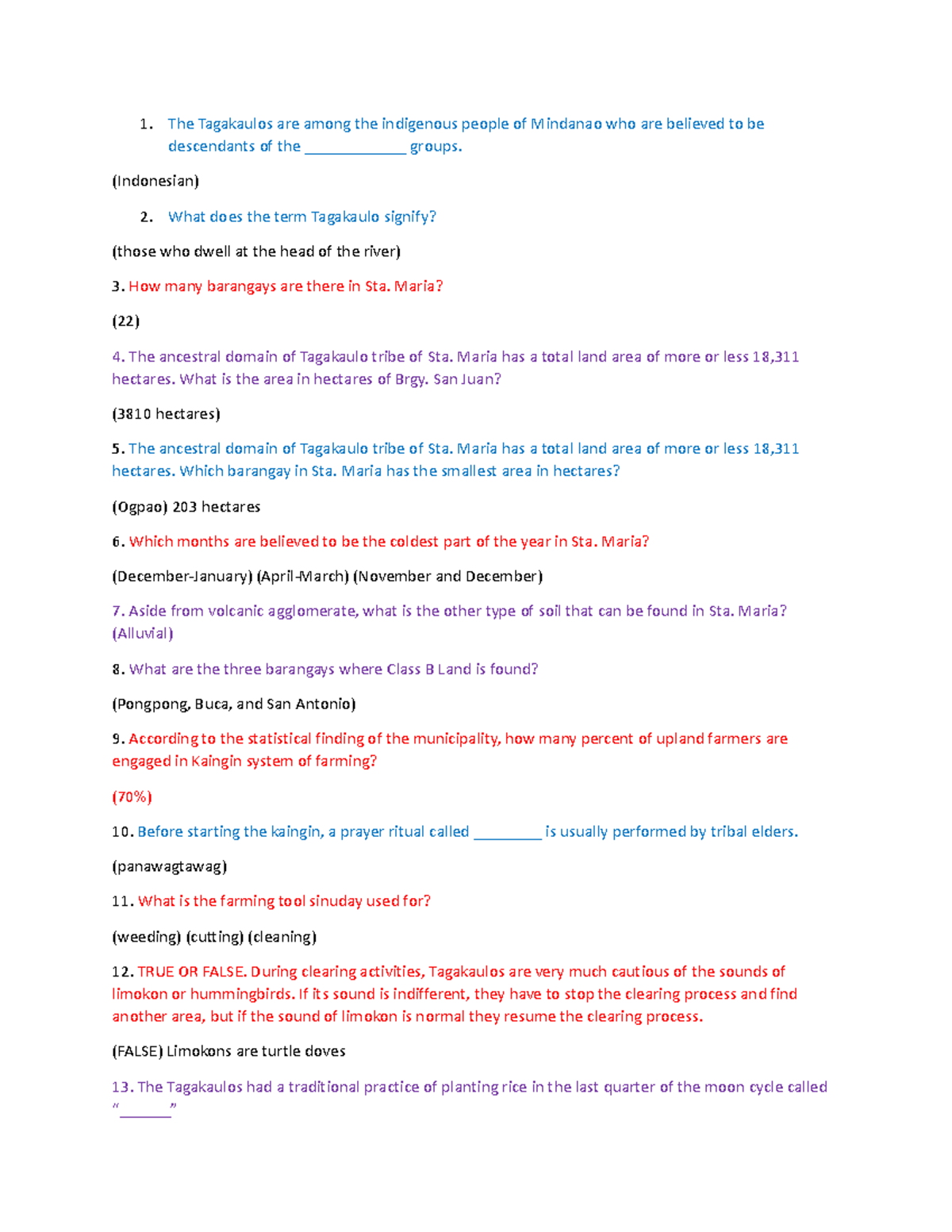 TAGAKAULOS OF DAVAO OCCIDENTAL - The Tagakaulos are among the ...