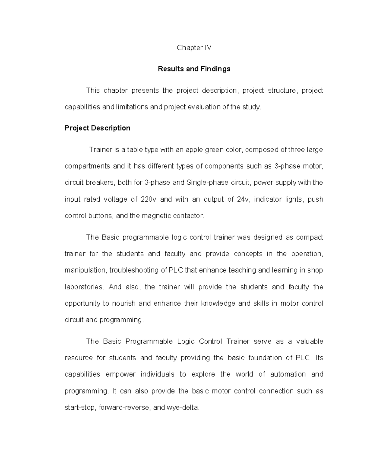 Chapter 4 - Chapter IV Results and Findings This chapter presents the ...