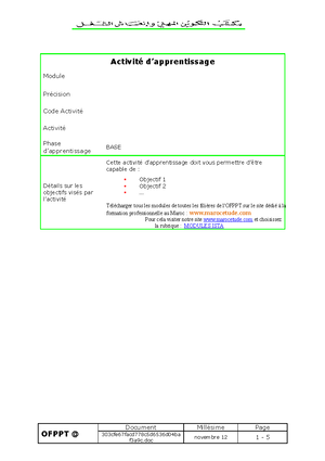 Modele Cobit Modele Cobit - ROYAUME DU MAROC Office de la Formation ...