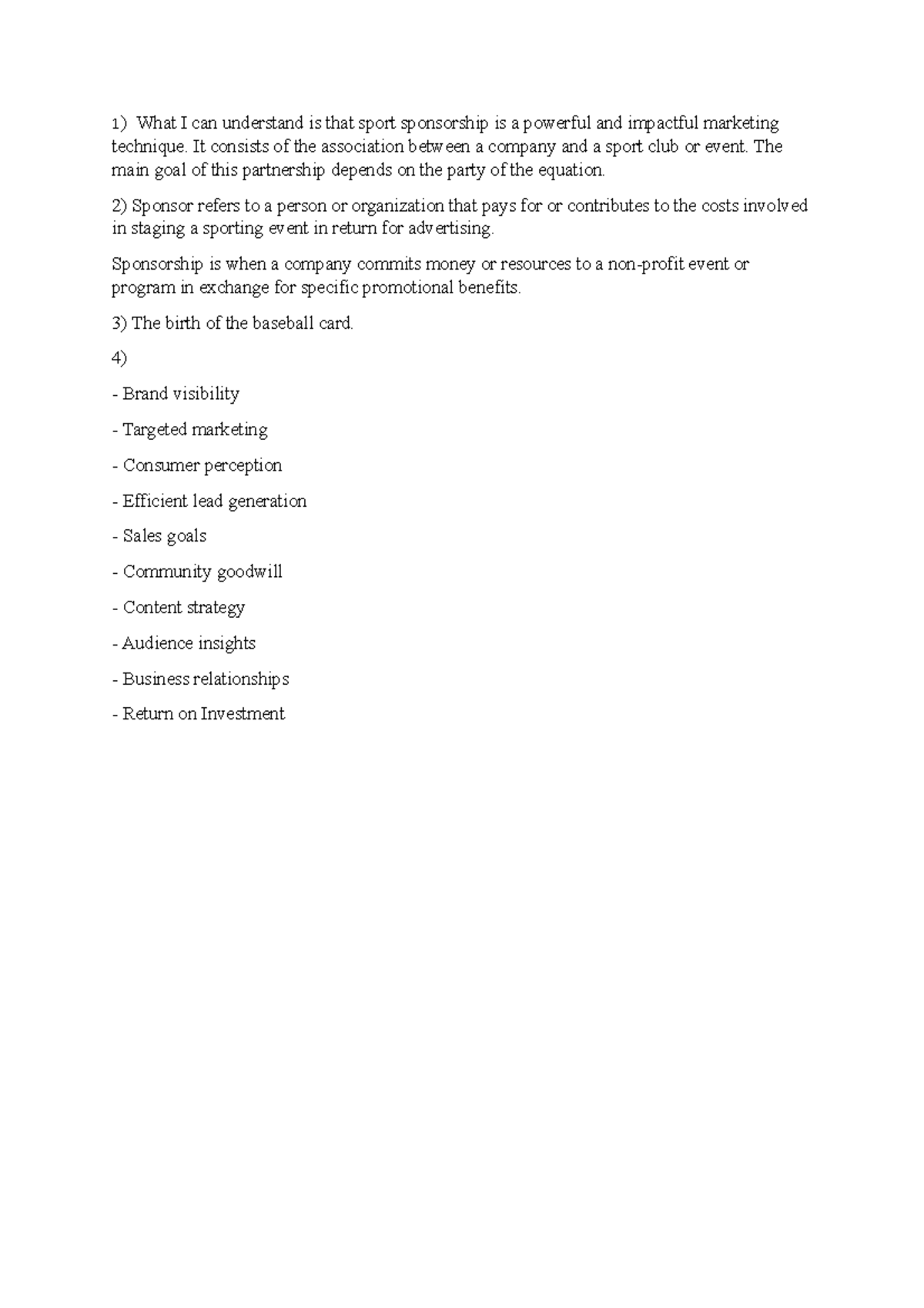 SRB503 excercise - notes - sport management and recreation - UiTM - Studocu