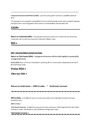 FA - Summary Introduction to financial accounting - Chapter 1 Annual ...