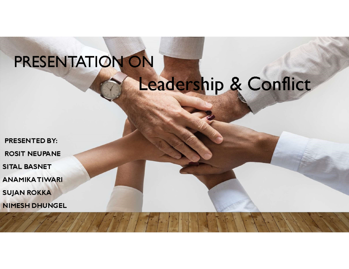 Leadership ppt pom - PRESENTATION ON PRESENTED BY: ROSIT NEUPANE SITAL ...