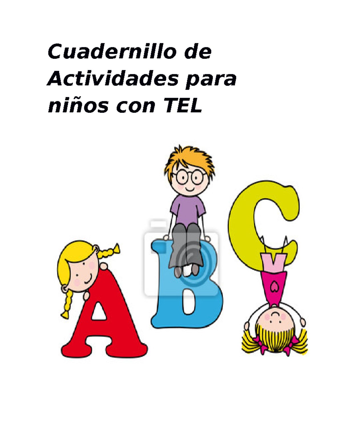 Cuadernillo de TEL - Cuadernillo de Actividades para niños con TEL ...