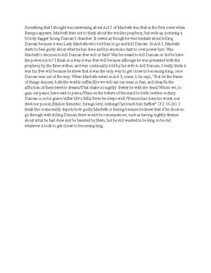 Henry iv part 1 Act 2 - Homework discussion assignments. - One ...