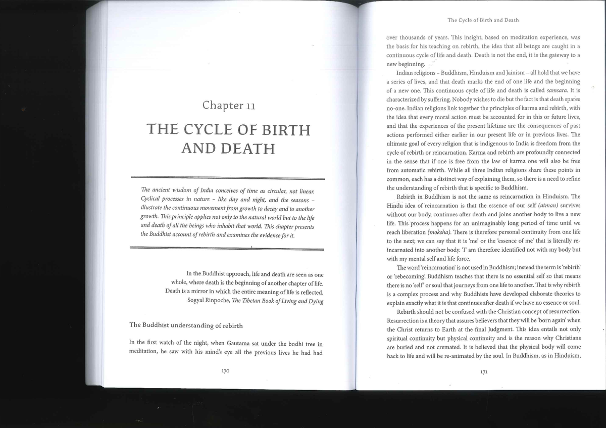 Samsara & Rebirth Reading - Side - Studocu