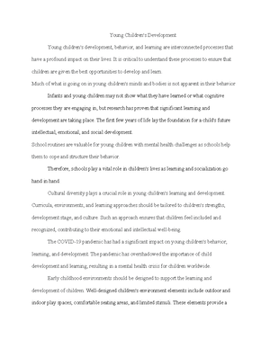 The Future A Plan For Expanding ECD - The Future: A Plan For Expanding ...